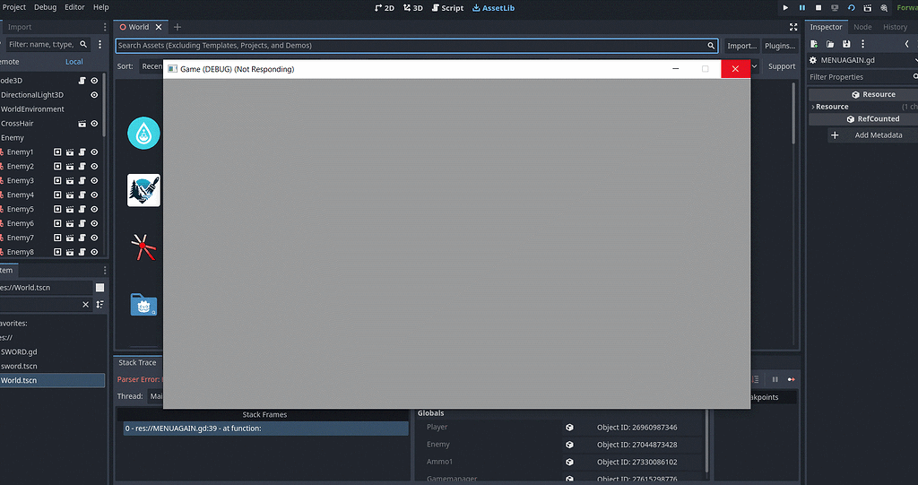 Web editor export doesn't work on the app - Help - Godot Forum