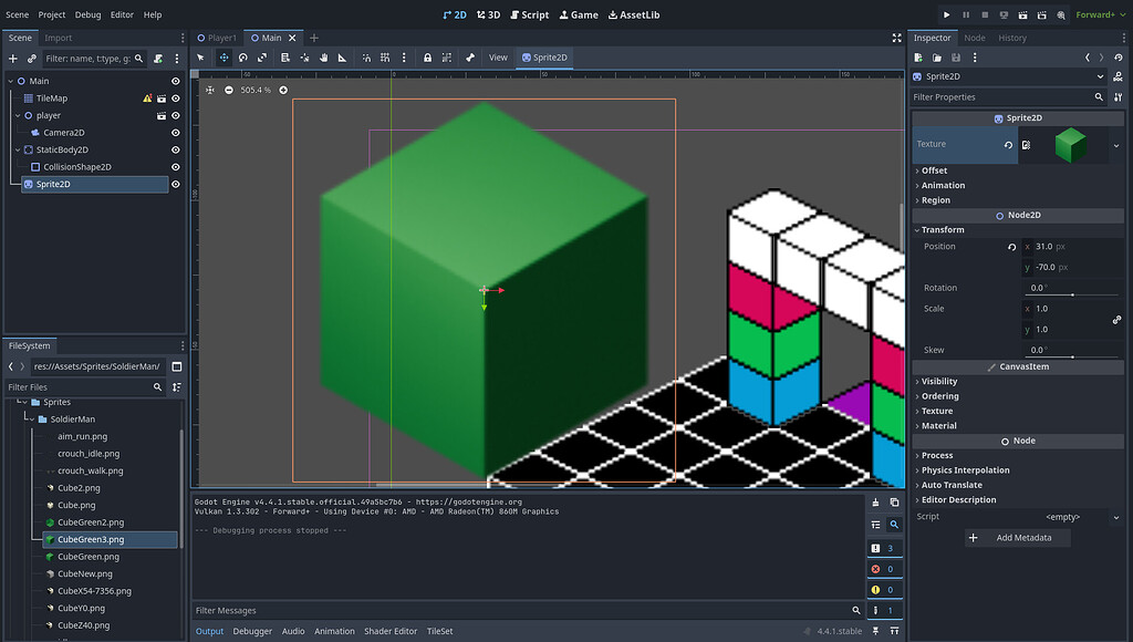 Help with getting 2D Isometric to work with Blender - Animation - Godot ...