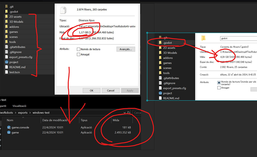 Need help with export size - Help - Godot Forum