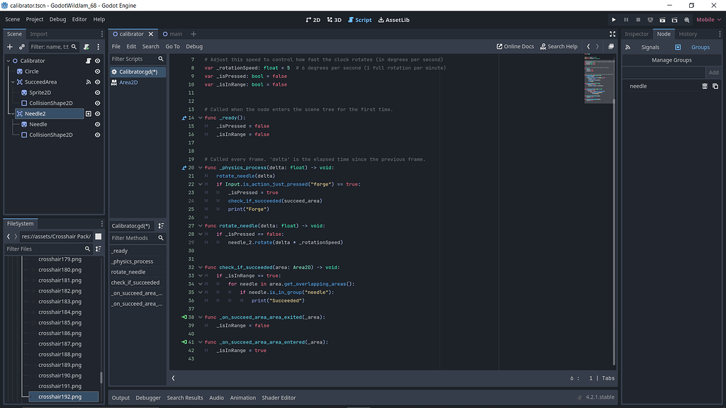 How to print a line when the needle finish rotating 360 degrees ...
