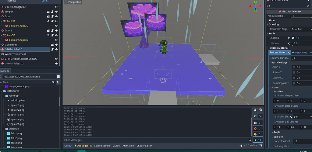 3D Particles Only Rendering In Certain Spots - Help - Godot Forum