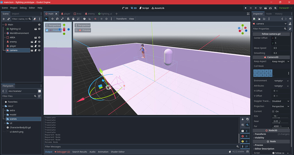 How to set a 3D camera to follow 2 targets - Help - Godot Forum