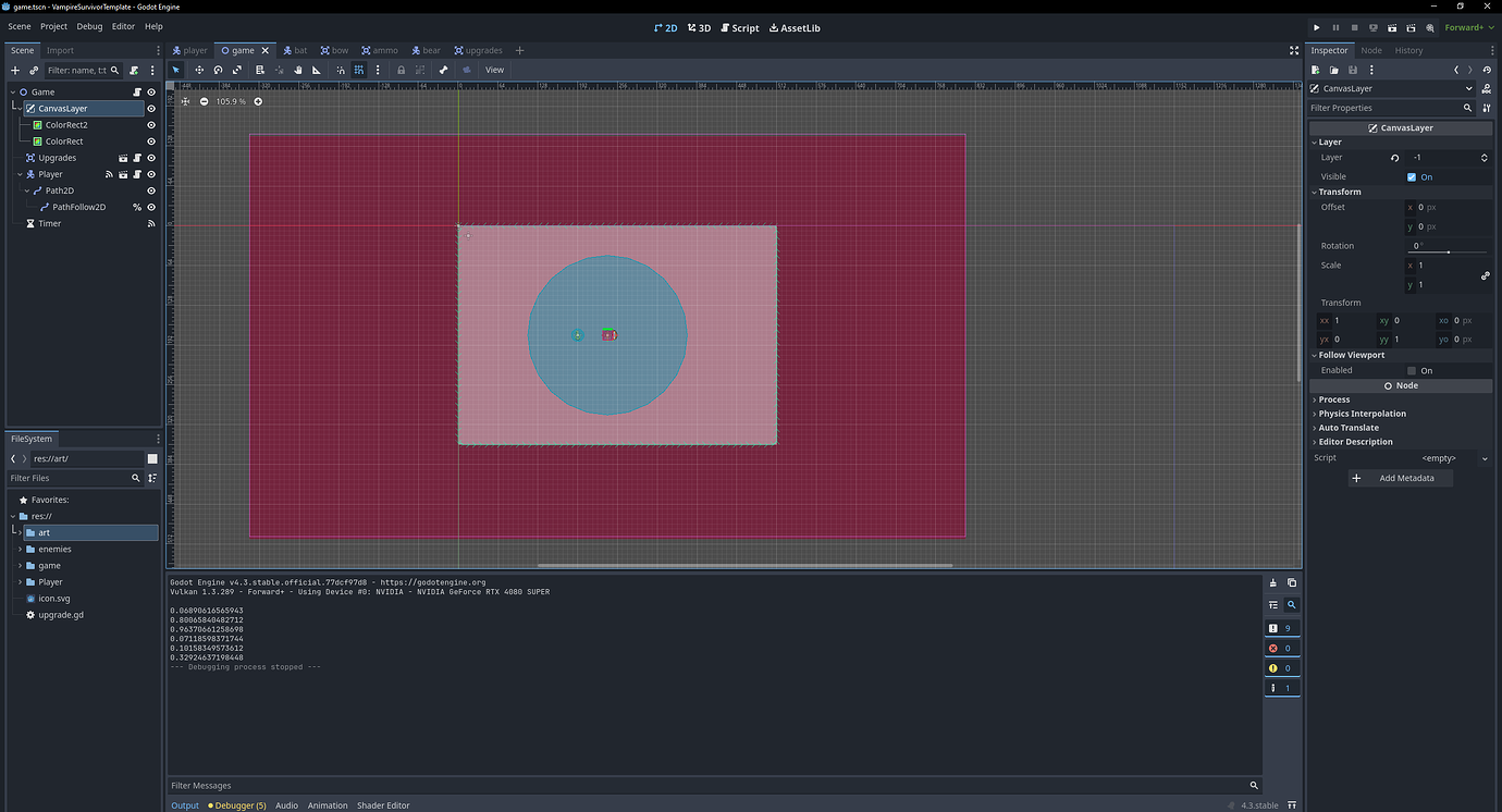 Canvas Layer centering issues in editor and in final render - Help ...
