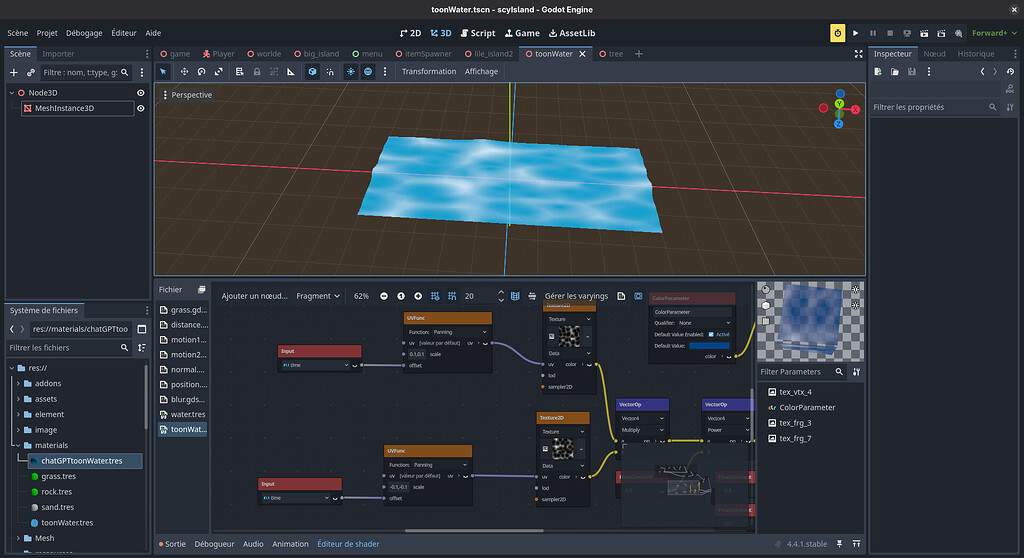 UV distorted in visual shader - Shaders - Godot Forum