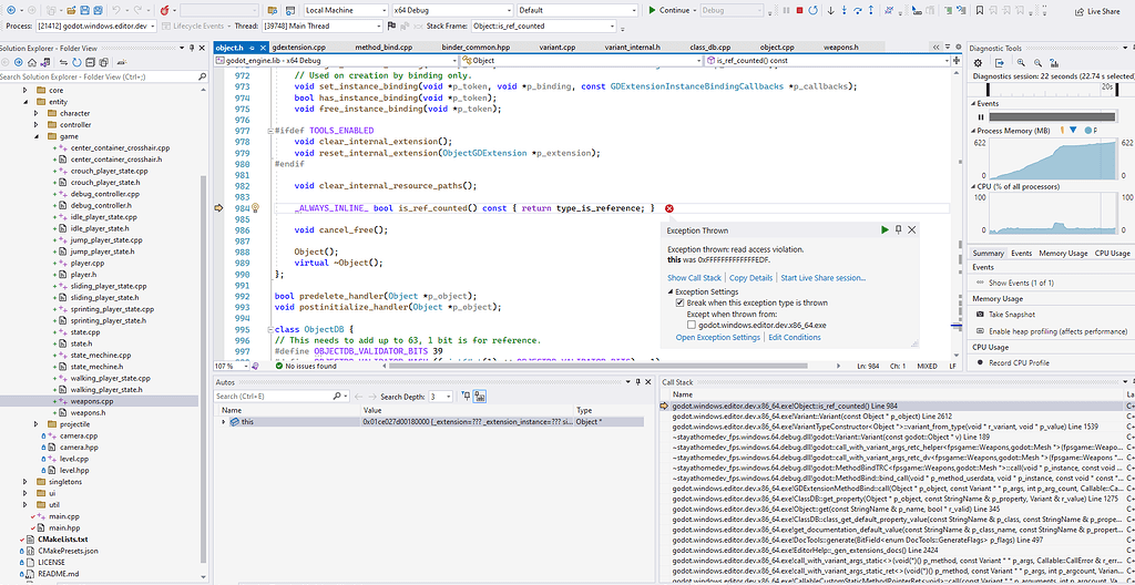 godot::Mesh* cant be bind to Resource to be presented in editor - Programming - Godot Forum