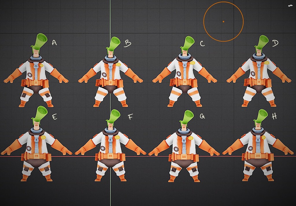 Character Design: Fun Sci-fi Stylised Action character - In Development ...
