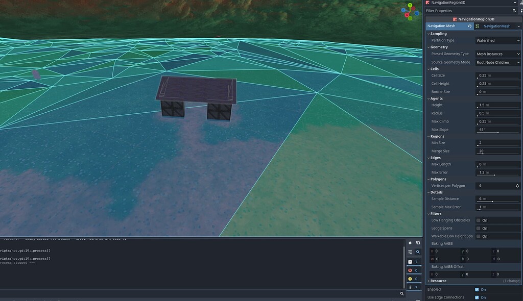 NavMesh Not Avoiding MeshInstance3D - Navigation - Godot Forum