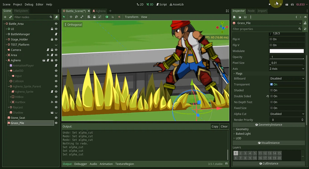 Sprite3D'z Transparency Sorting Issue and Alternatives for this ...