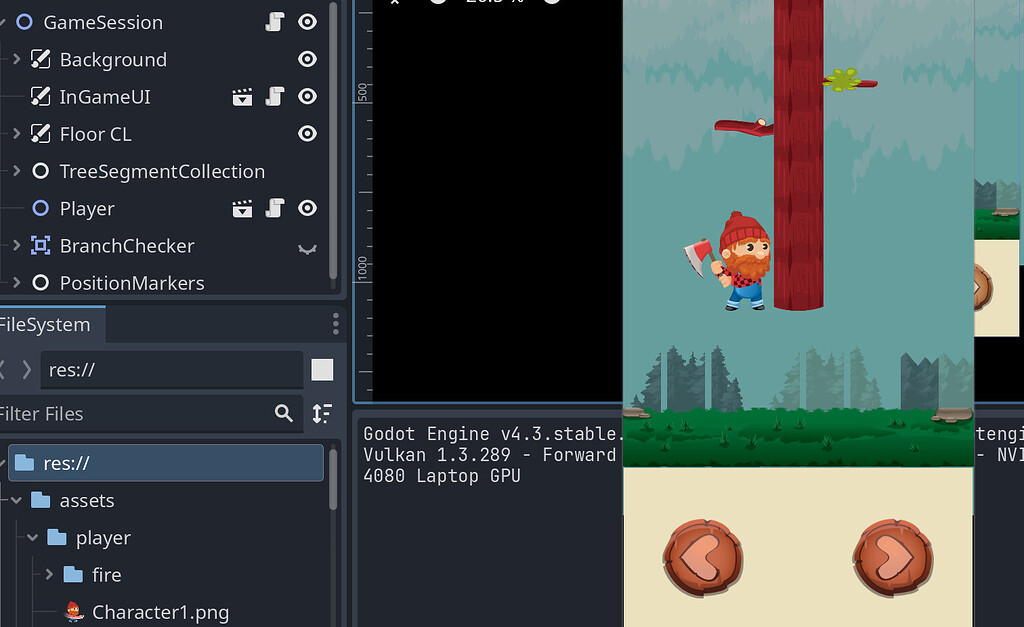 Problem of different sizes when using canvas layer with actual nodes (for mobile) - Help - Godot ...