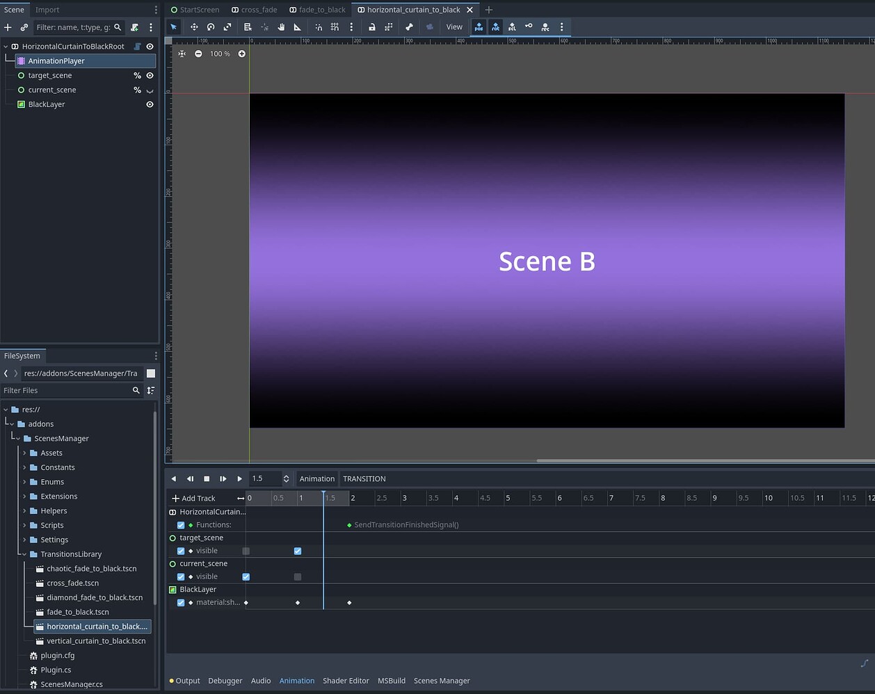 Introducing the Scene Manager Plugin for Godot! - Plugins - Godot Forum