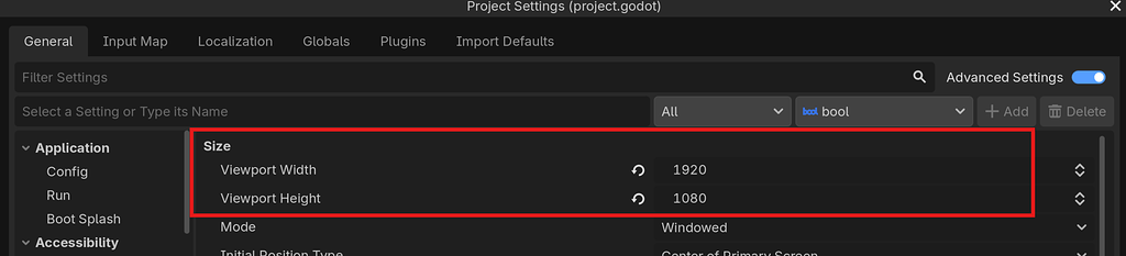 Cannot resize Debug window in Advanced Settings - Help - Godot Forum