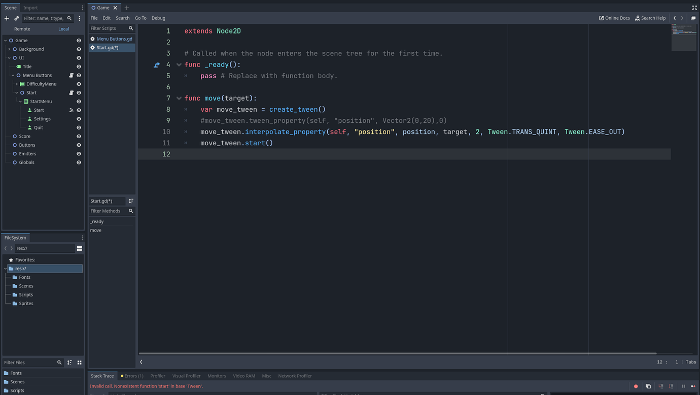 Godot 4 Tween Help - Programming - Godot Forum