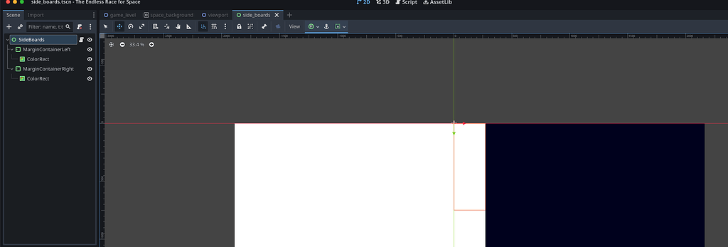 Margin container displayed wrongly in game level scene - UI - Godot Forum