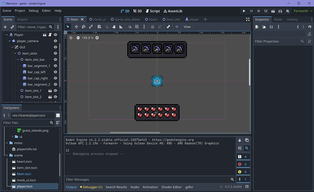 CanvasLayer shows UI very small in the top left of the screen - UI - Godot Forum