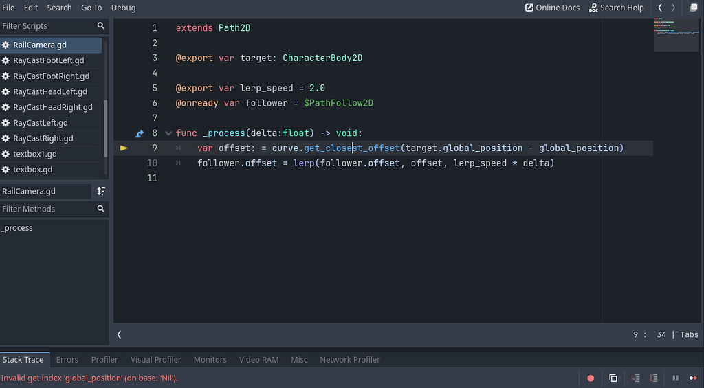 Error global_position - Programming - Godot Forum