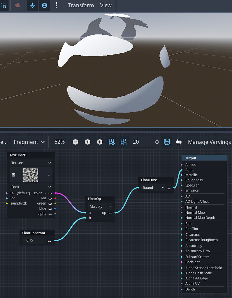 Help with explosion shader alpha - Shaders - Godot Forum