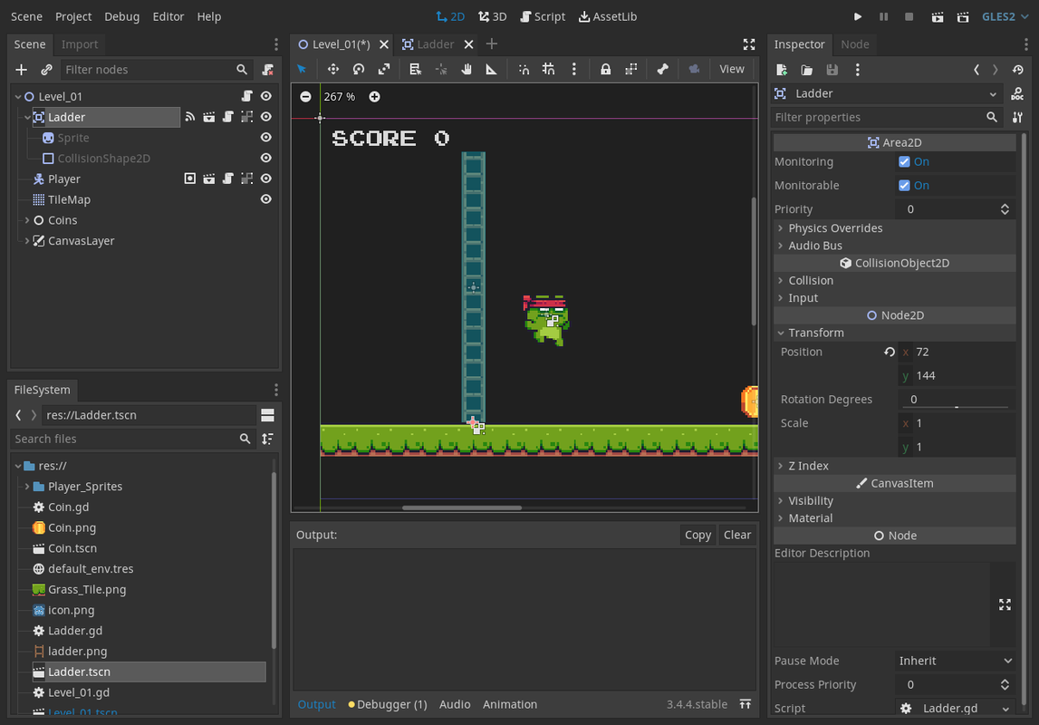 Getting the position of an instanced scene after moving it - Archive - Godot Forum
