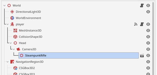 Scene node3D Instantiate() dynamecly but not shown in the main scene - Programming - Godot Forum