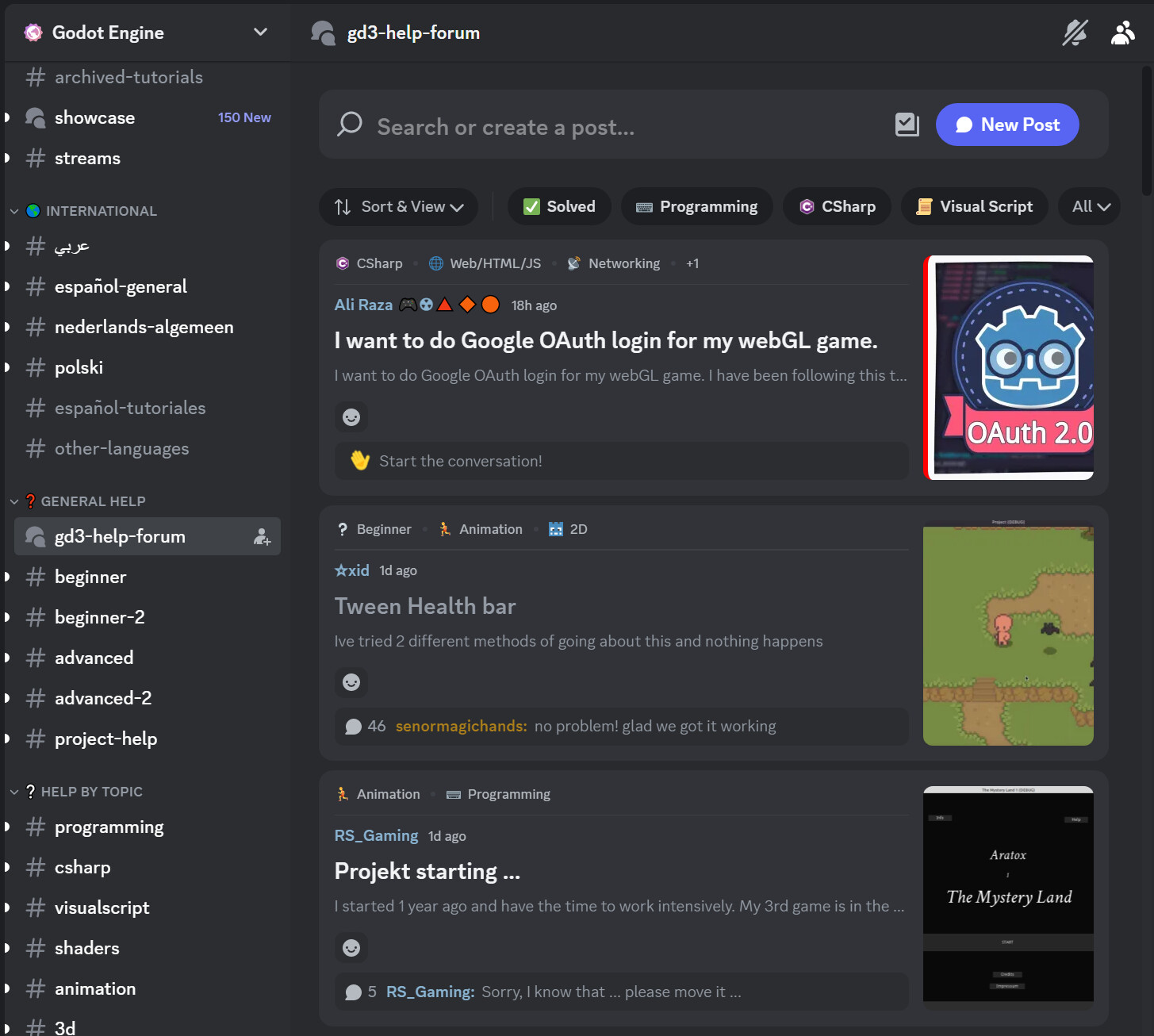 Proposal: Archiving Discord Discussions - Forum Feedback - Godot Forum