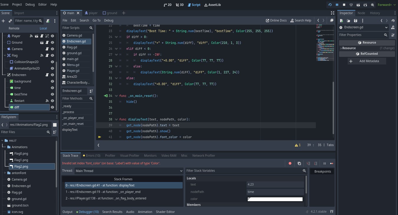 Label text color issues - Programming - Godot Forum