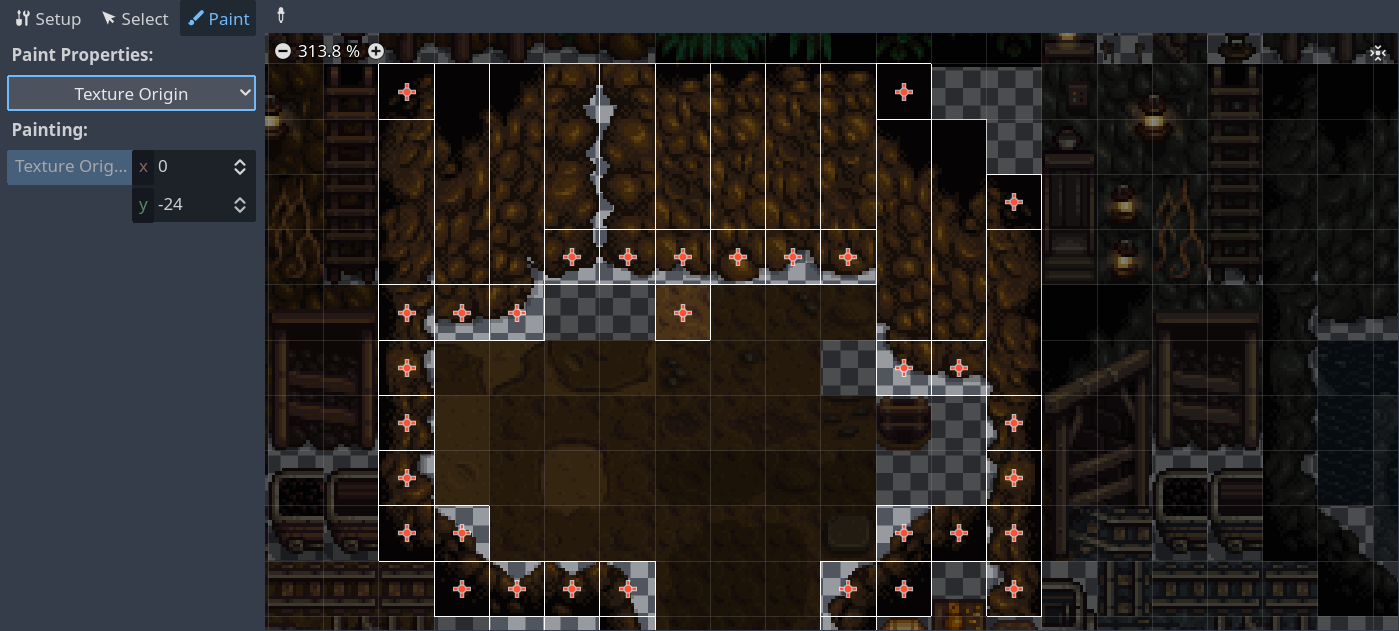 How to set up terrain sets for texture atlas with tiles of different sizes - Help - Godot Forum