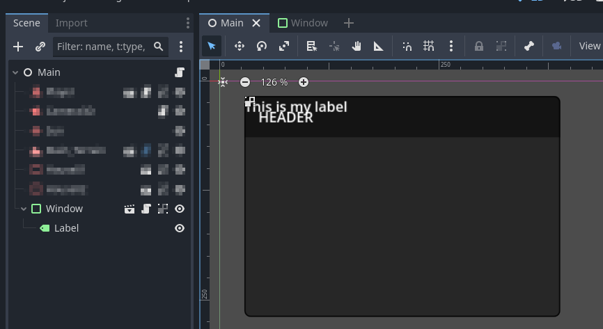 Custom UI control reparenting childs not working in editor but does in ...
