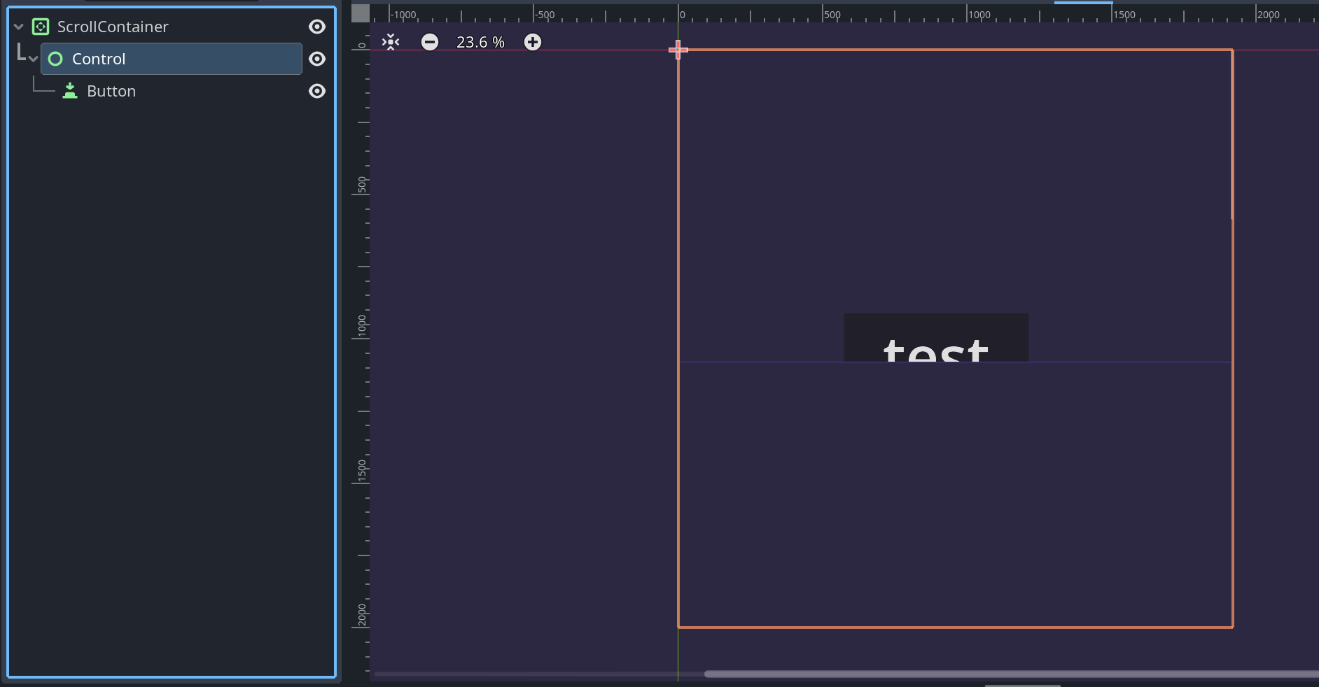 Show nodes outside ScrollContainer in 2D editor - UI - Godot Forum