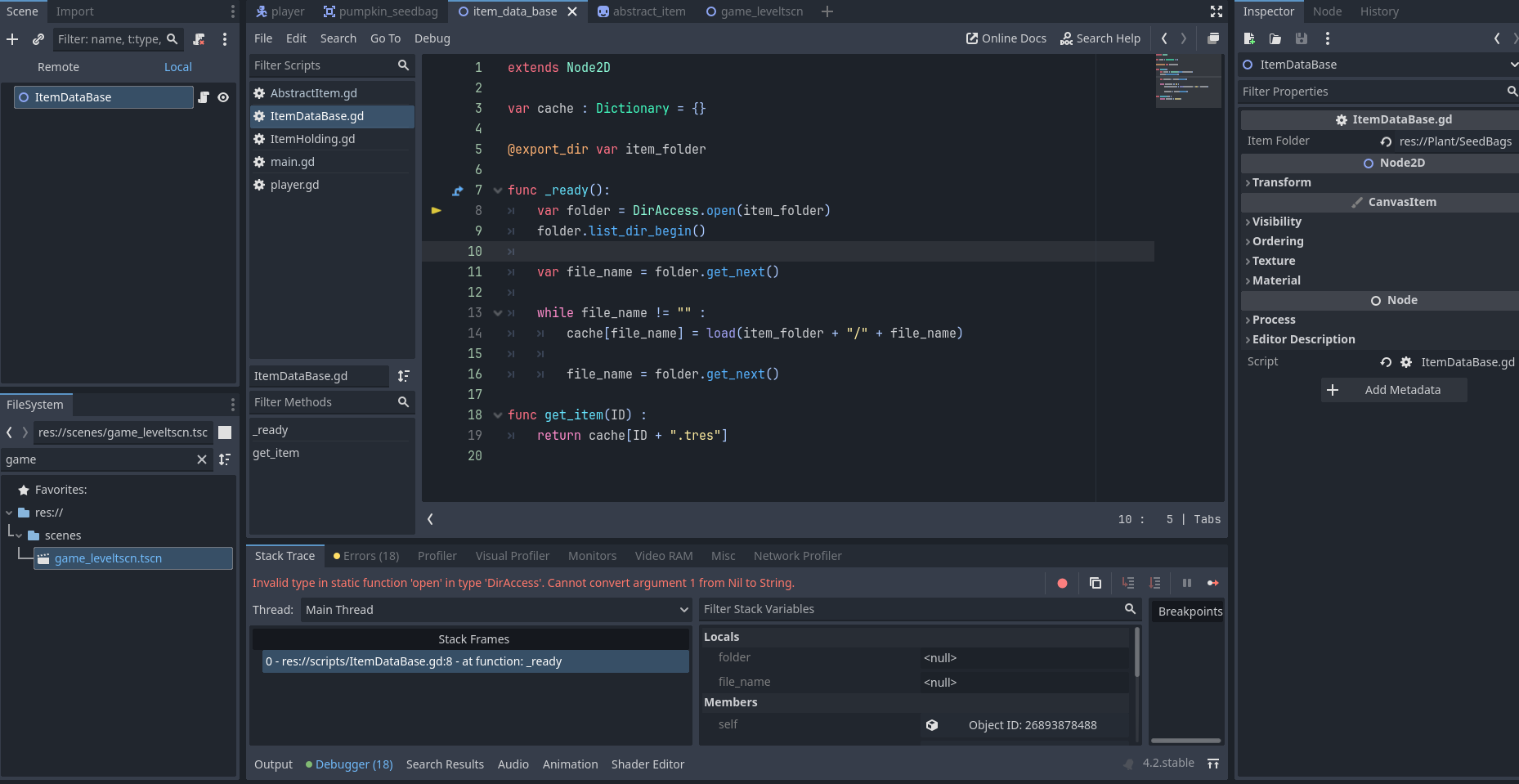 Try to access file - Help - Godot Forum