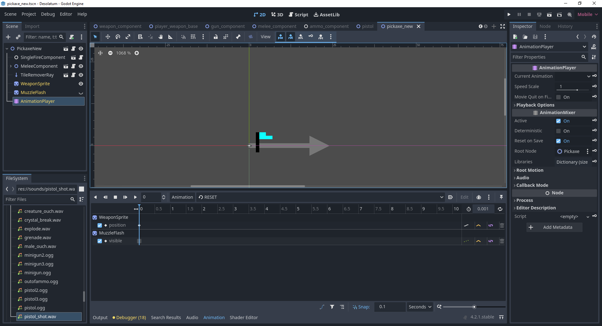 Can I override an animation in an inherited scene? - Animation - Godot Forum