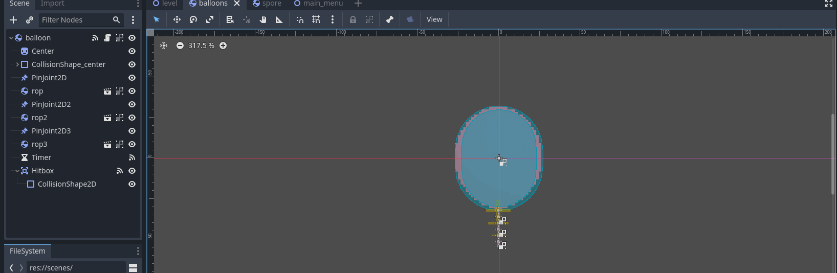 Problems with duplicate and pinjoint2d - Help - Godot Forum