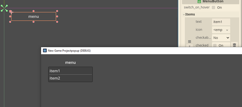 MenuButton is broken - Help - Godot Forum