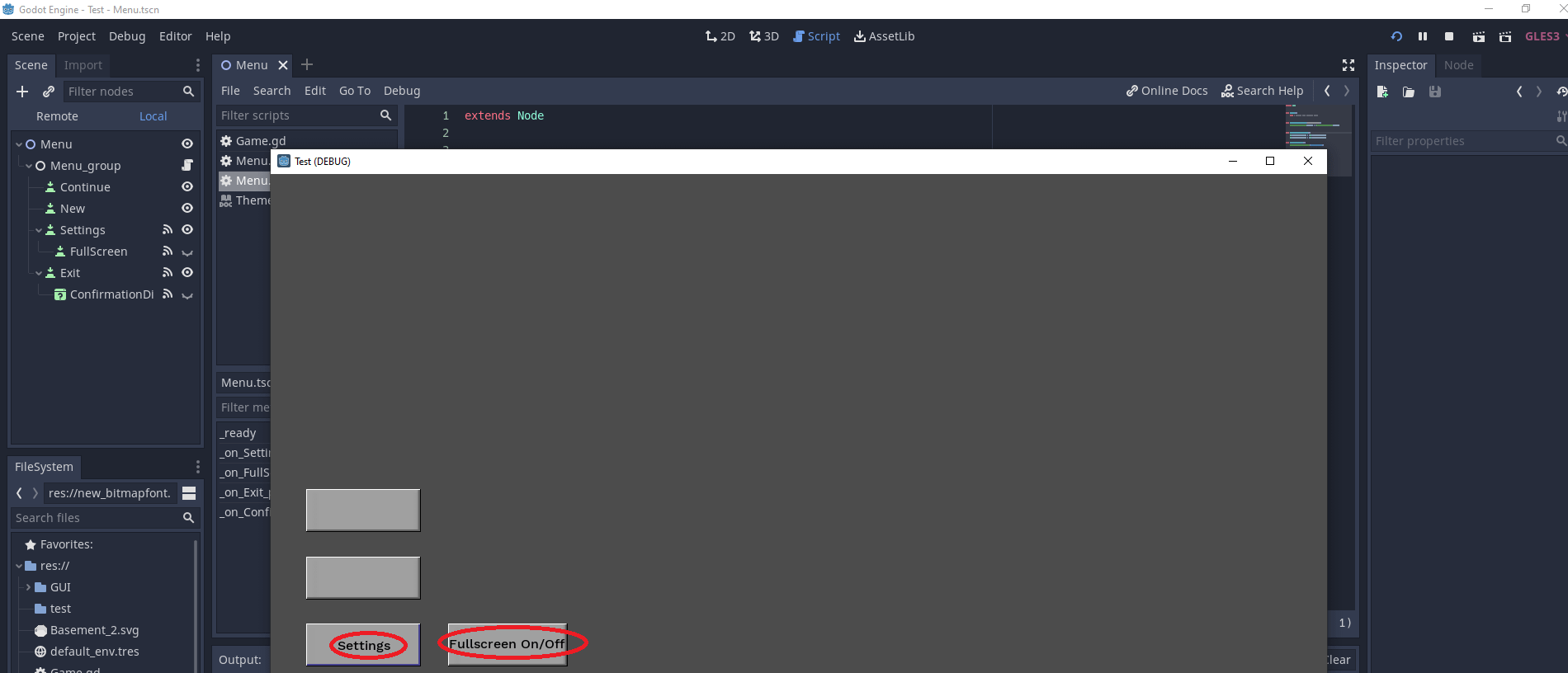 Fullscreen messes with fonts - Archive - Godot Forum