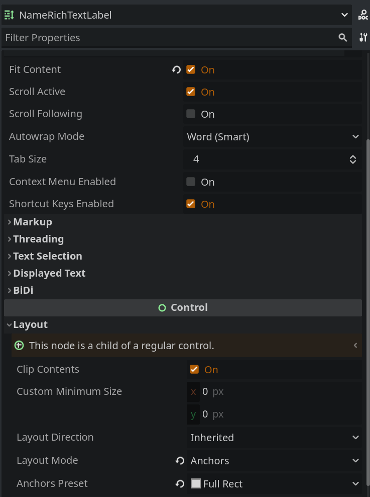 Detect when text wraps to add custom behaviour? - UI - Godot Forum