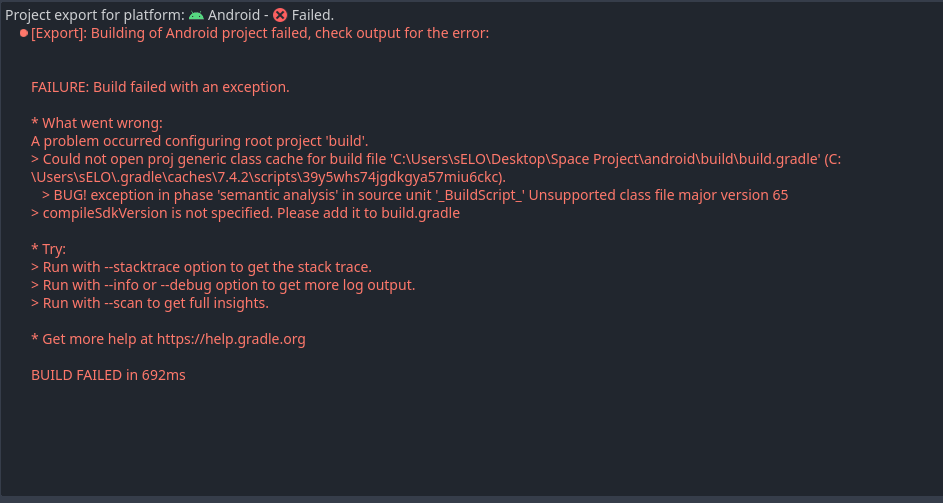 Godot export .aab format error! - Help - Godot Forum