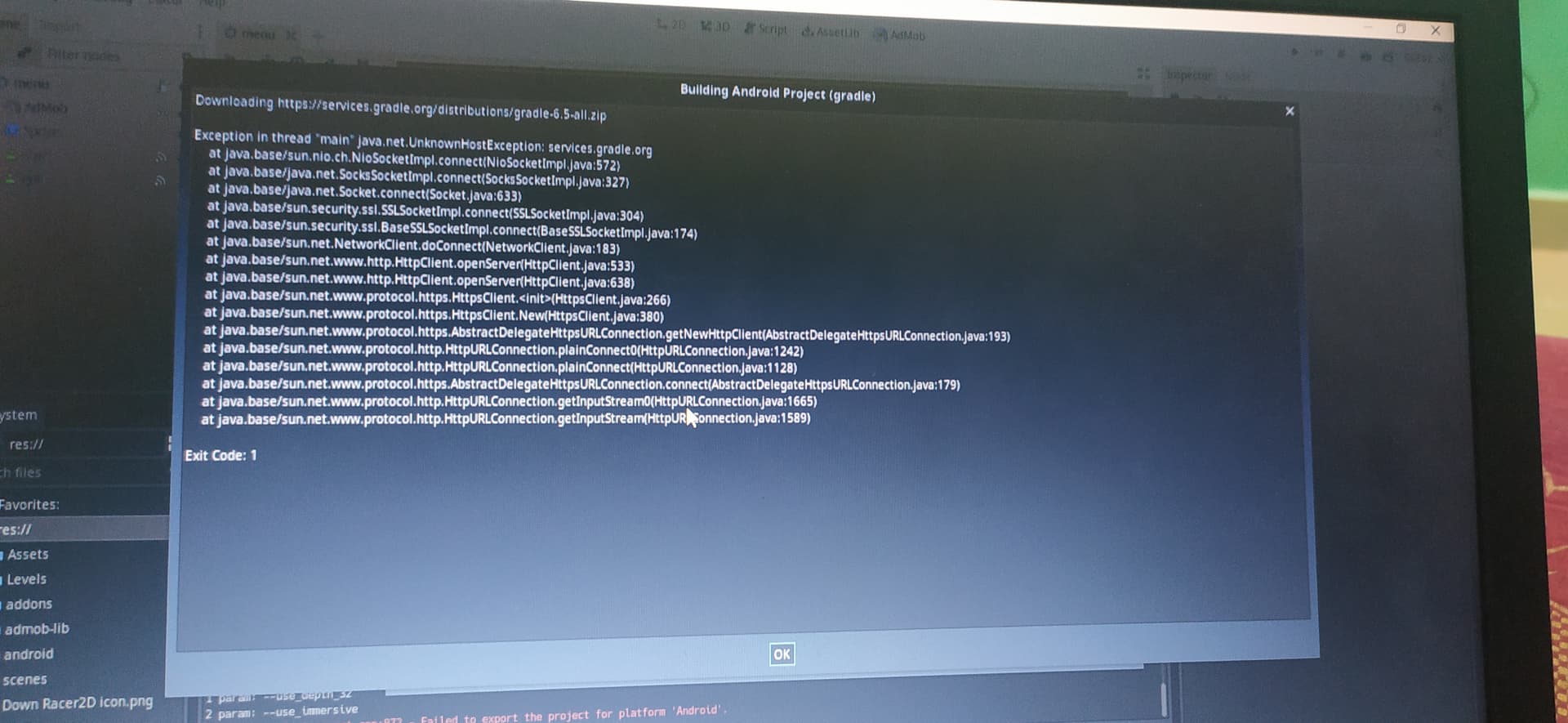 There Is A Problem With Exporting My Game In Godot 3 3 Please Help Me Help Godot Forum