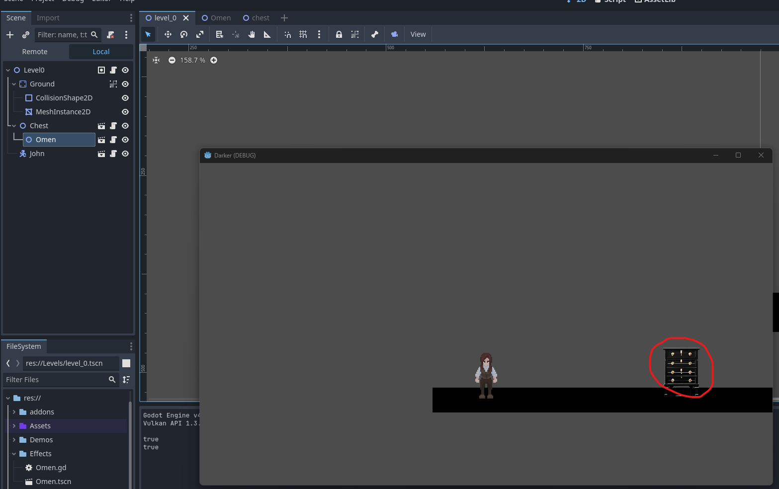 Issue with particles not showing at runtime (fine in 2D editor) - Help - Godot Forum