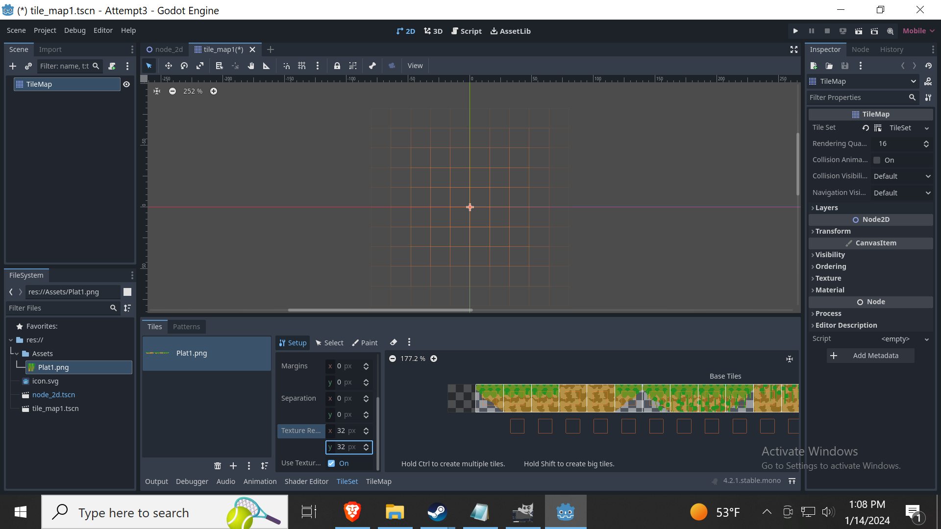Tilesets throwing errors A Lot of errors - Help - Godot Forum