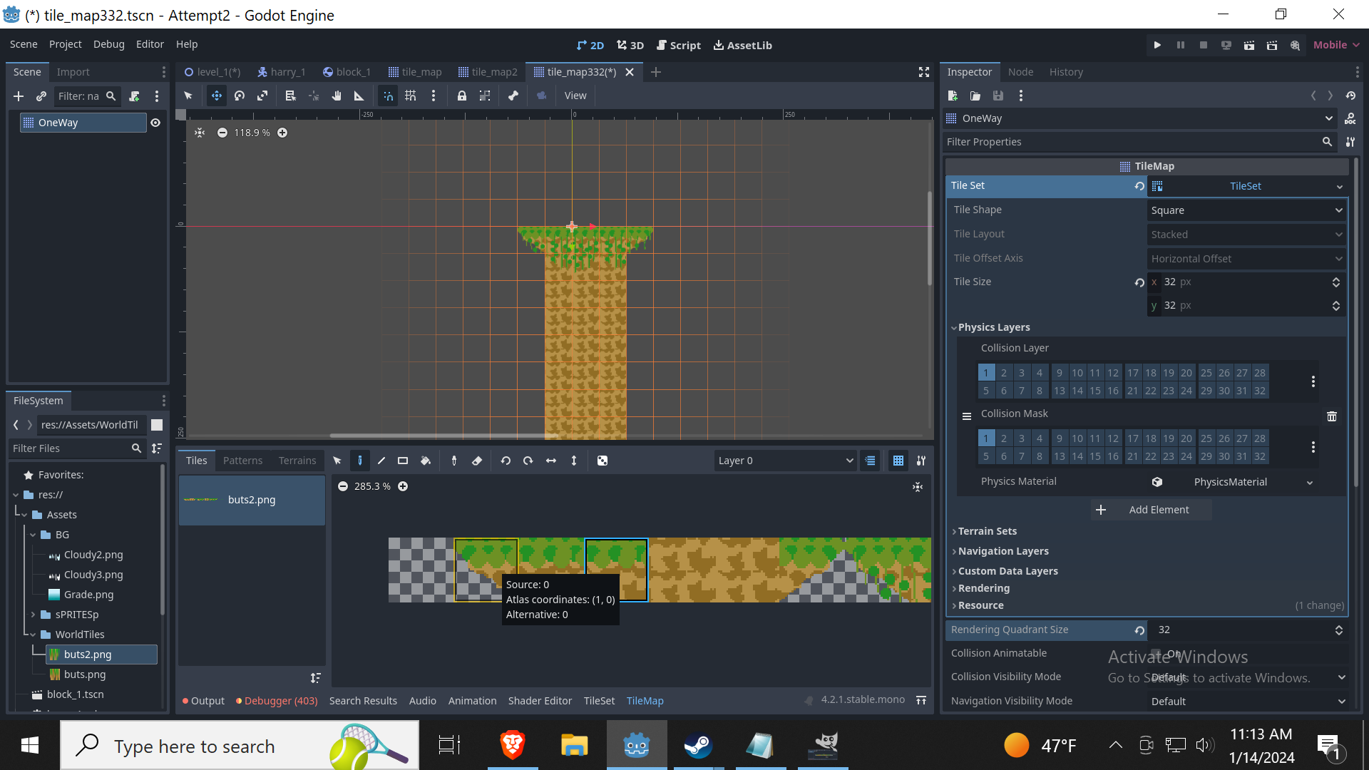 Tilesets throwing errors A Lot of errors - Help - Godot Forum Tilesets throwing errors A Lot of errors - Help - Godot Forum