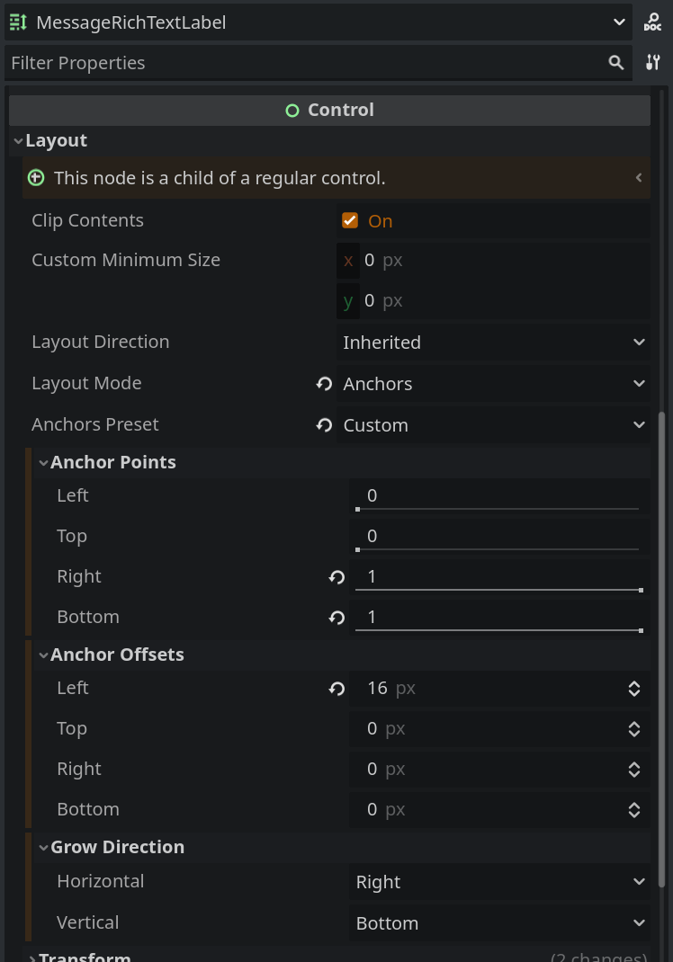 Detect when text wraps to add custom behaviour? - UI - Godot Forum