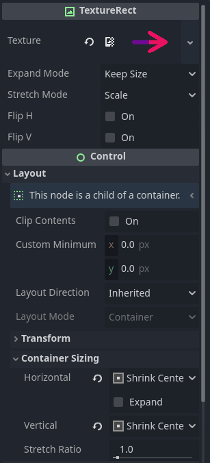 TextureRect to keep size with label more than one line in HBoxContainer - Help - Godot Forum