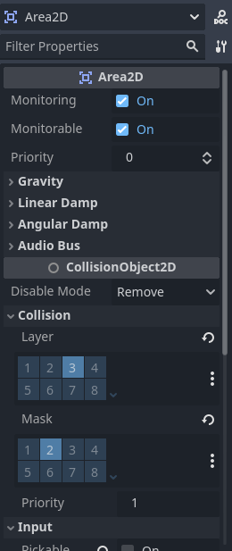 Area2D doesn't detect CharacterBody2D. Collision is not working - Physics - Godot Forum