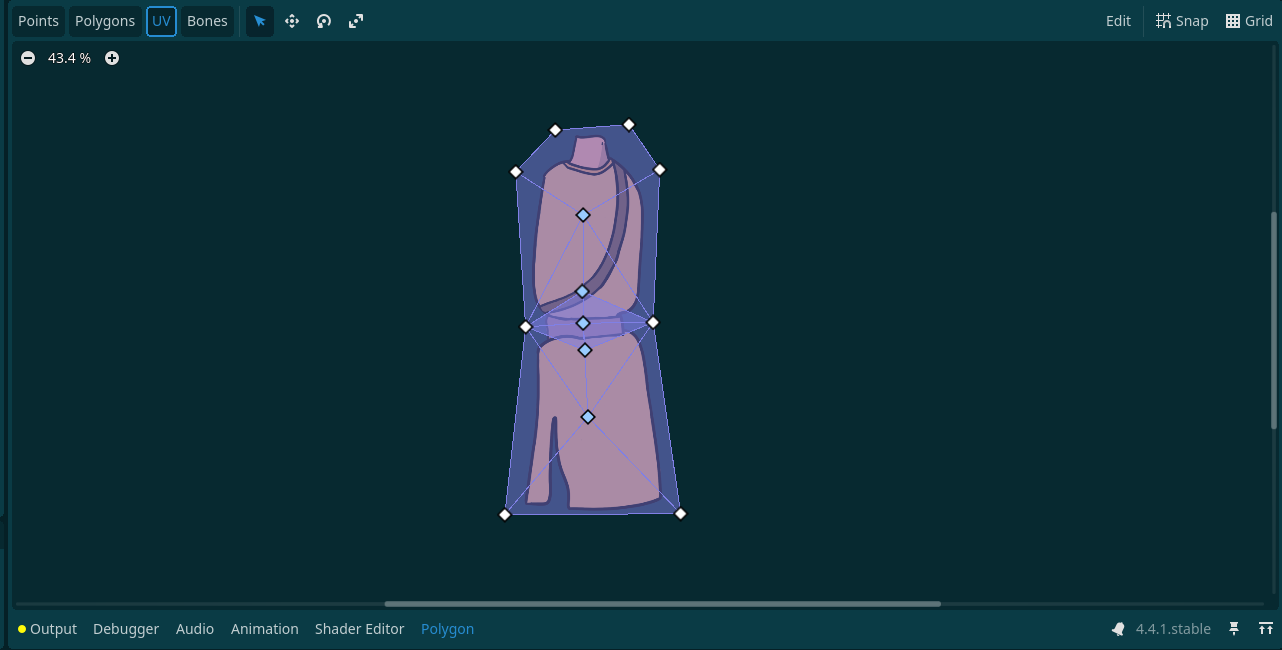 Problem for making skins for a skeleton 2d with polygon2ds - Animation ...