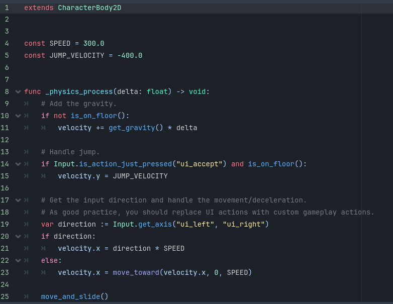 Character only jumps, does not move left or right - Programming - Godot Forum
