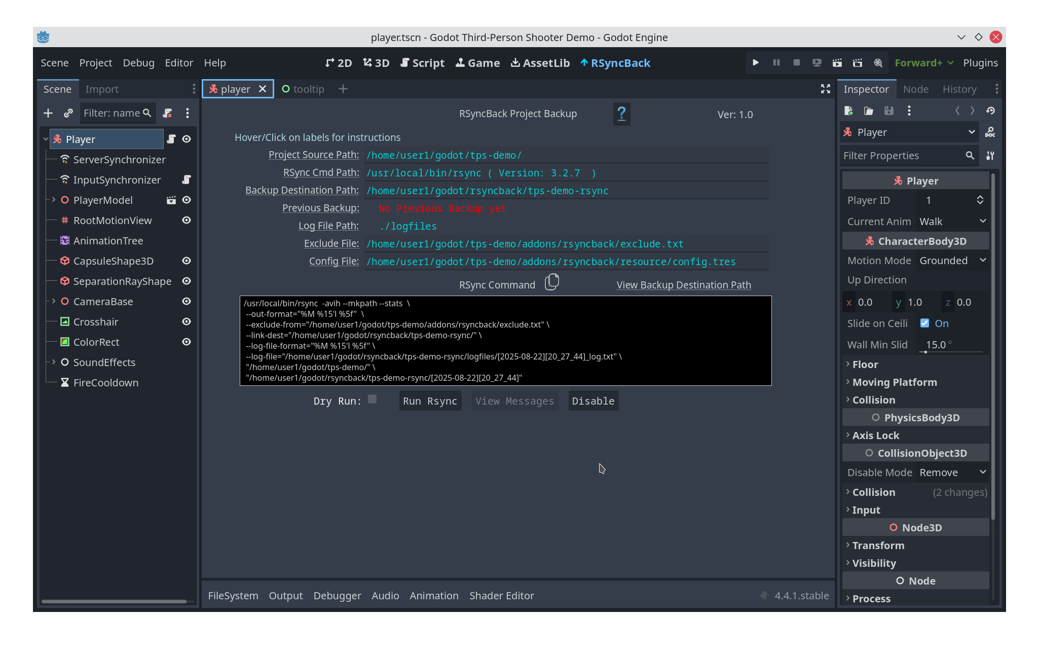 Made a plugin to easily backup complete project. Comments appreciated ...