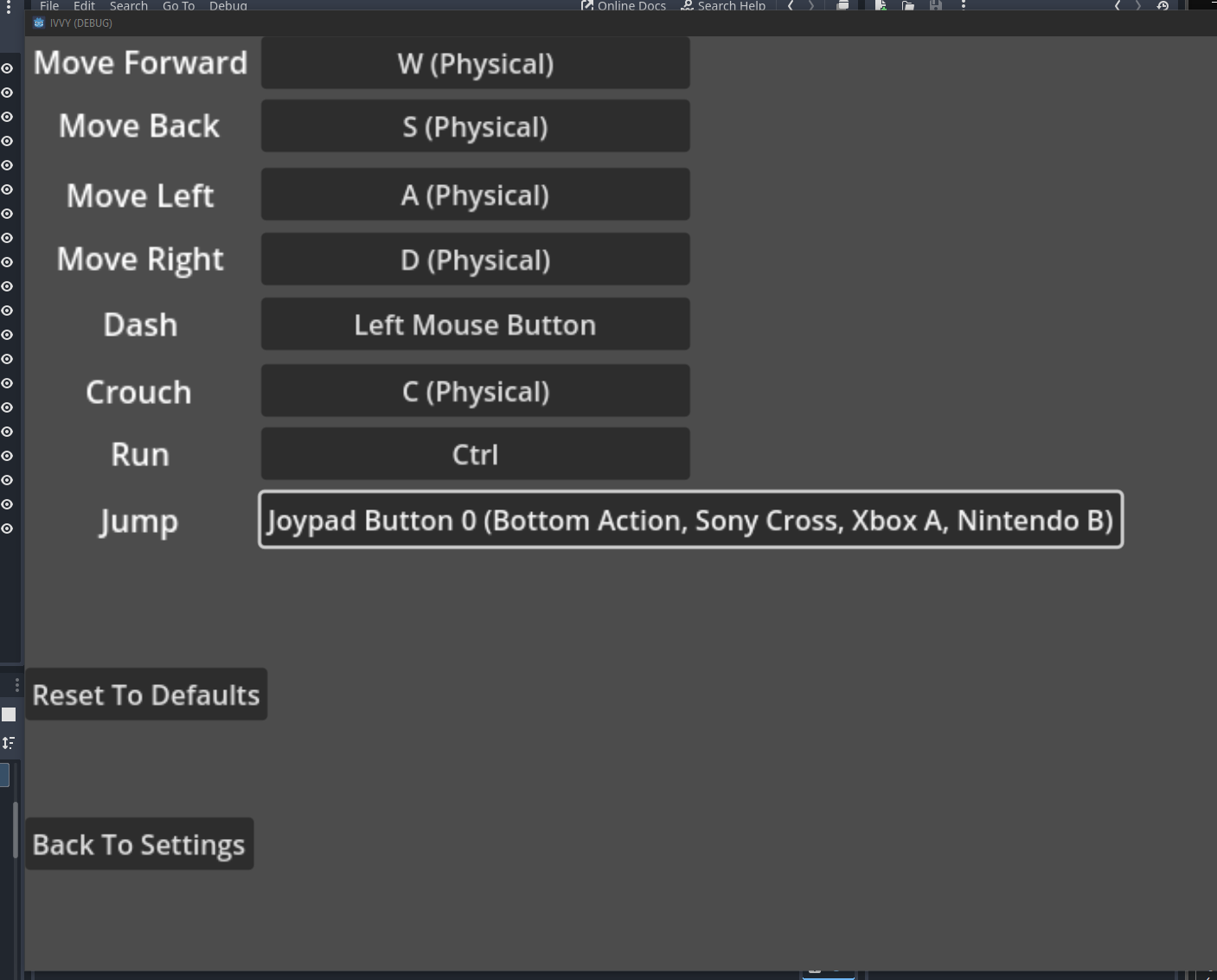 Input map Text Updating error - Help - Godot Forum