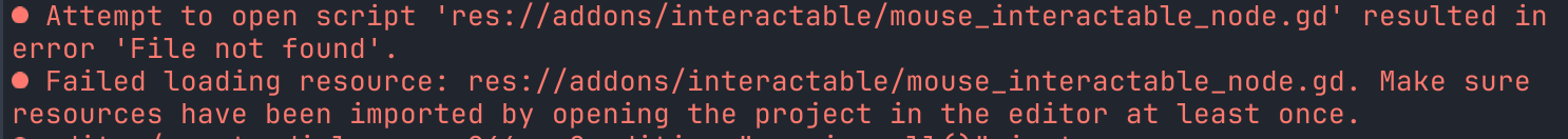 Godot tries to load unexisting resources - Help - Godot Forum