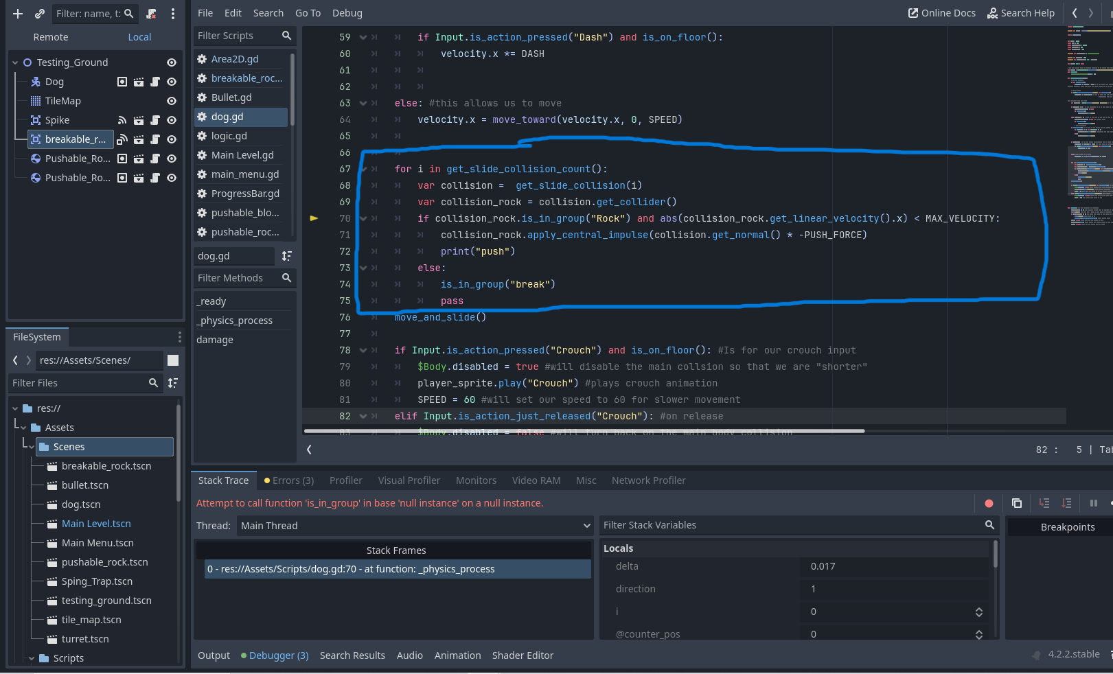 Timer is trigger the is_in_group in another script despite it never being told too - Help ...
