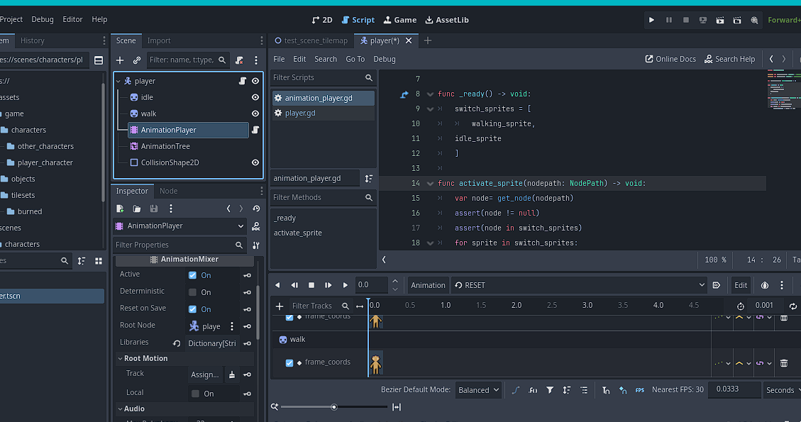 Sprite 2d multiple sprite sheets visible animation problem: both ...