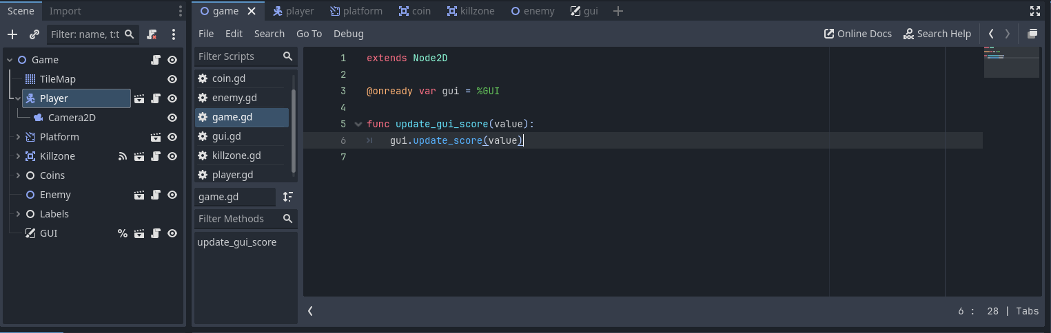 How to update score in a GUI - Help - Godot Forum
