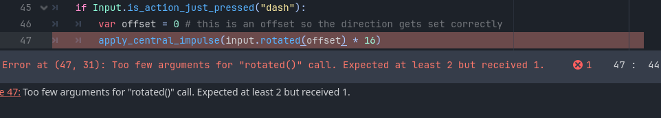 3D Character dashing in movement direction - Help - Godot Forum